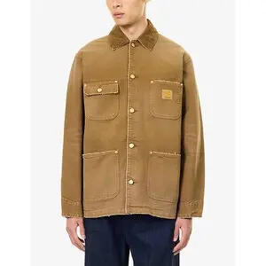 Carhartt Work In Progress Chore Jacket With Corduroy Collar