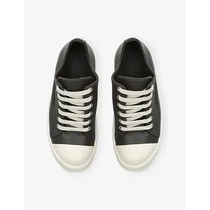 Rick Owens Low Sneaks Leather Trainers