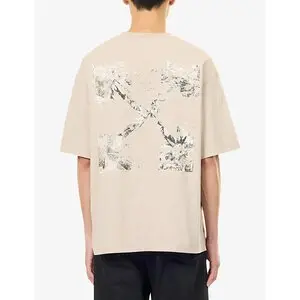 Off-White Spices Arrow Brand-print Cotton T-shirt