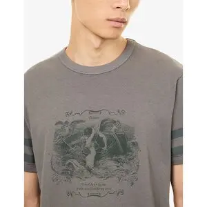 PALMES Mermaid Graphic-print Cotton T-shirt
