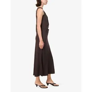 Theory Crepe Woven Maxi Dress