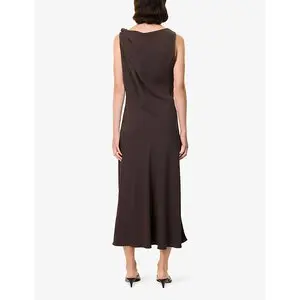 Theory Crepe Woven Maxi Dress