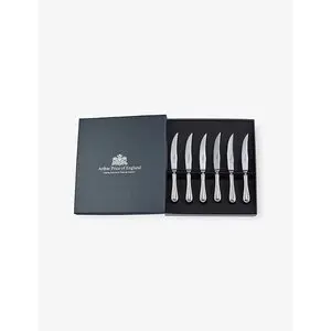 ARTHUR PRICE Britannia 6-piece Silver-plated Steak Knife Set - Silver Plated