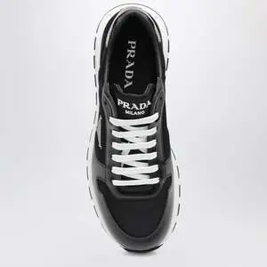 Prada Prax 01 Sneakers In Re-nylon And Brushed Leather