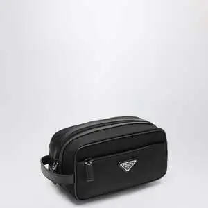 Prada Re-nylon And Leather Pouch