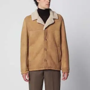 SALVATORE SANTORO Leather Shearling Jacket