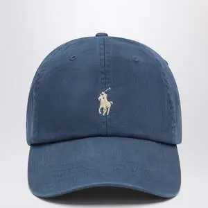 Polo Ralph Lauren Rustic Navy Baseball Cap With Logo - Blue
