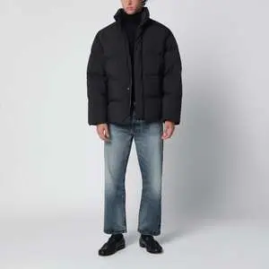 Saint Laurent Quilted High-neck Jacket