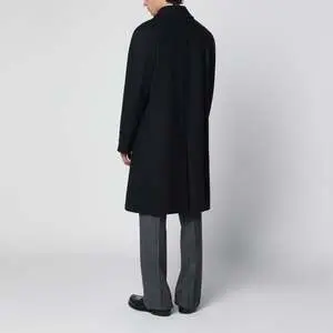 LARDINI Single-breasted Coat In Wool And Cashmere