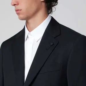LARDINI Single-breasted Jacket In Wool