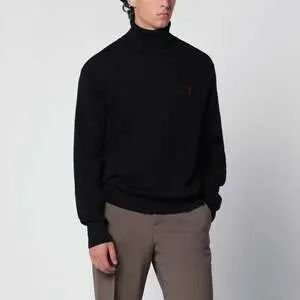 AMI Paris De Coeur High Neck Sweater