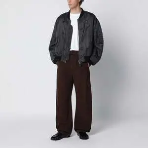 MAISON MARGIELA Dark Reversible Bomber In Nylon