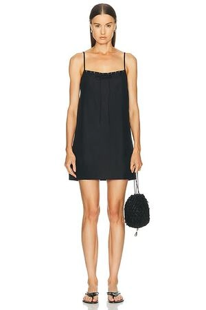 DEIJI STUDIOS Weave Mini Dress - Black