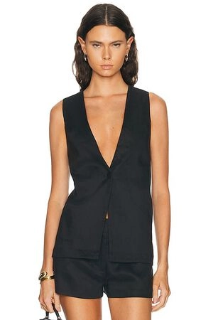EAVES Iyla Vest Top - Black