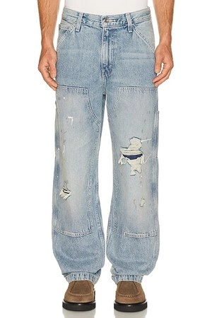 LEVI'S 568 Loose Straight Double Knee Jeans - Diving Ducks