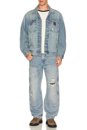 LEVI'S 568 Loose Straight Double Knee Jeans