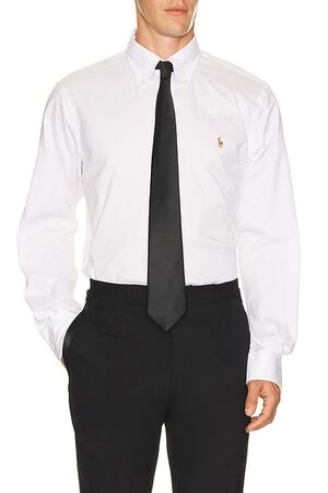 Polo Ralph Lauren Pinpoint Dress Shirt - White