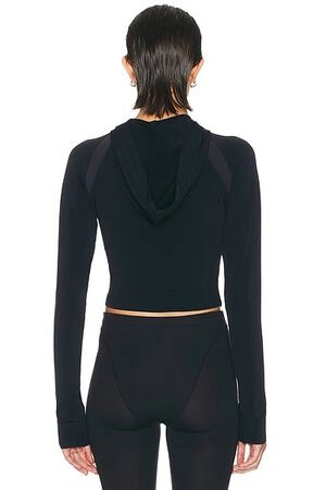 NIKESKIMS Stretch Knit Cropped Hoodie