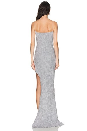Burc Akyol Mila Lurex Gown