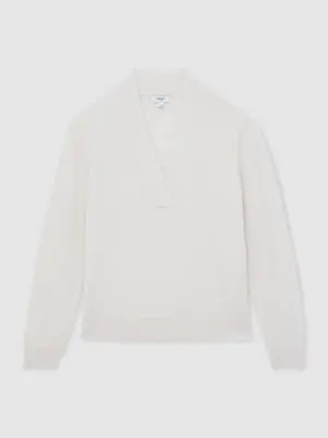 REISS Cashmere V-neck Jumper