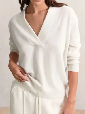 REISS Cashmere V-neck Jumper