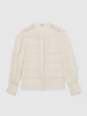 REISS Royal Ballet Ruffle Blouse