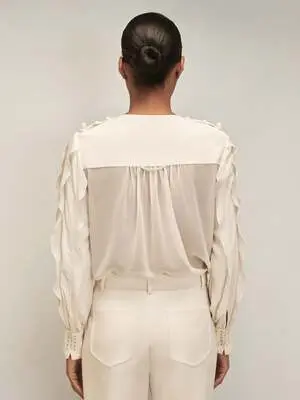 REISS Royal Ballet Ruffle Blouse