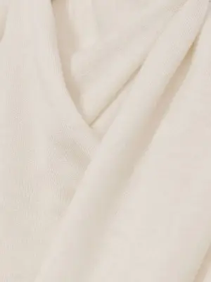 REISS Wool Scarf-tie Draped Jumper