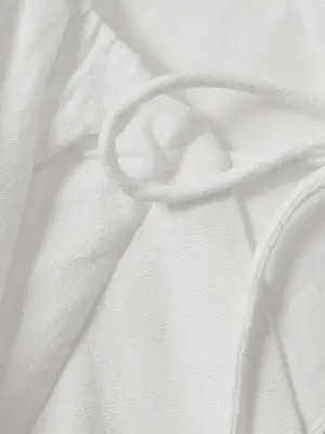 REISS Puff Sleeve Midi Dress
