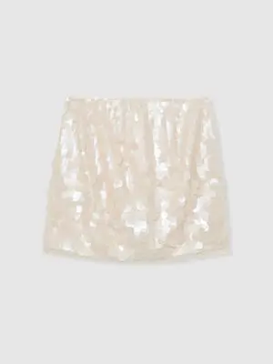 REISS Sequin Mini Skirt