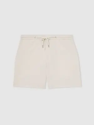 REISS Textured Drawstring Shorts