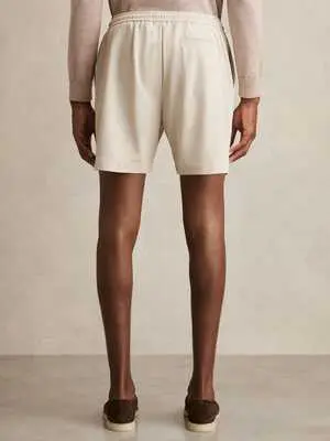 REISS Textured Drawstring Shorts