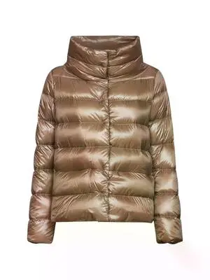 Herno Quilted High-neck Jacket - Brown
