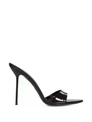 Paris Texas Lidia Patent-finish Stiletto-heel Mules - Purple