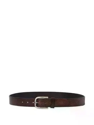 Brooks Brothers Snake-effect Leather Belt