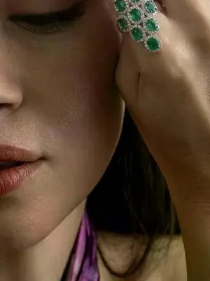 STEFERE Aurore Emerald And Diamond Ring
