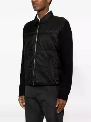 Prada Quilted Bomber Jacket - Black