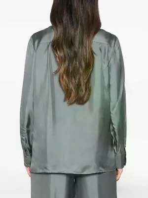 Zimmermann Pussy-bow Collar Shirt With Tassel Detail - Blue