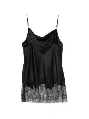 Carine Gilson Lace-trim Silk Camisole