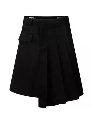 NACHE Asymmetric Pleated Mini Skirt