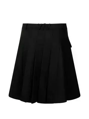 NACHE Asymmetric Pleated Mini Skirt