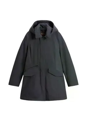 Woolrich Removable-hood Parka Coat