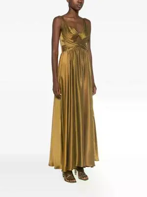 Zimmermann Ruched Cut-out Maxi Dress