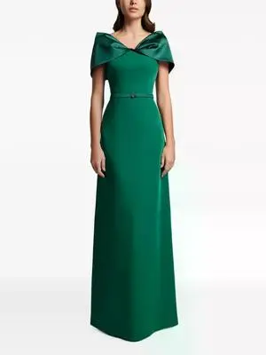 CRISTALLINI Bel Air Off-shoulder Maxi Dress