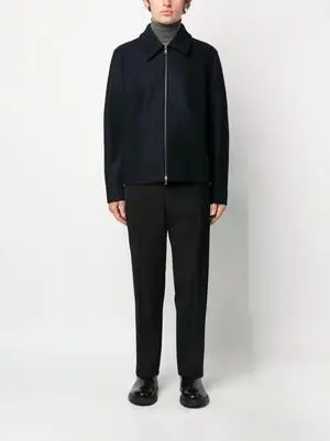 Harris Wharf London Golf Zip-up Wool Jacket