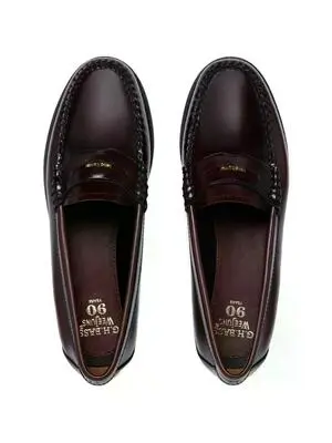 G.H.BASS Weejuns Anniversary Penny Loafers - Red