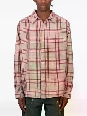 STORY MFG. Plane Check Handloom Shirt