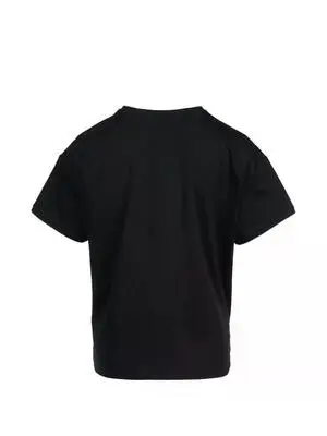CLUB21 Joanna Knot-detail T-shirt - Black