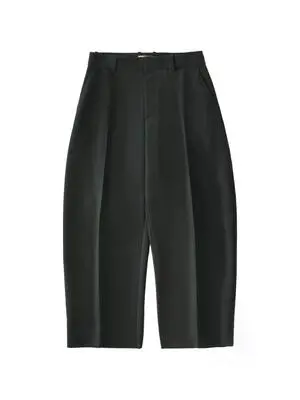 Studio Nicholson Fume Curved-leg Tailored Trousers - Green
