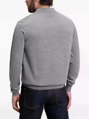 Woolrich Virgin Wool Polo Sweater